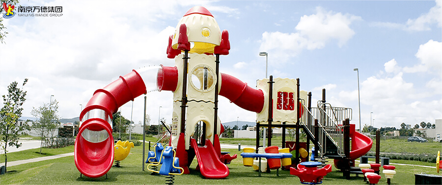 Outdoor Children Rocket Playground Slide Equipment for Park from China ...