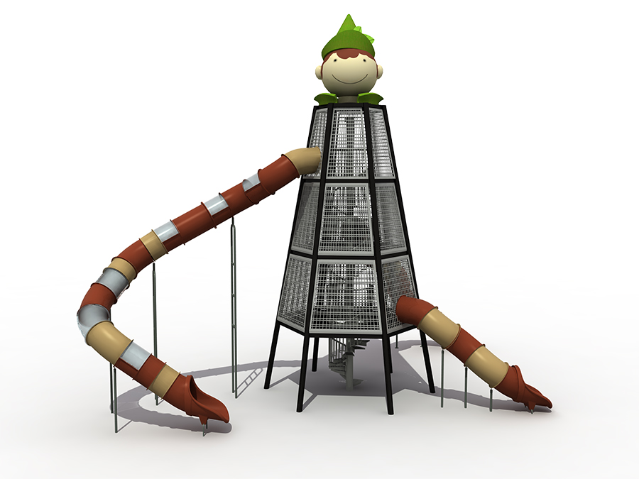 Outdoor Children Puppet Castle Playground for Adventure from China ...